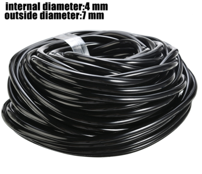 Watering Tubing Hose Pipe 4MM(ID) 6MM(OD) Micro Drip Garden Irrigation ...