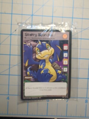NEOPETS TRADING CARD GAME STARRY SCORCHIO PROMO CARD 14/15 SEALED | eBay