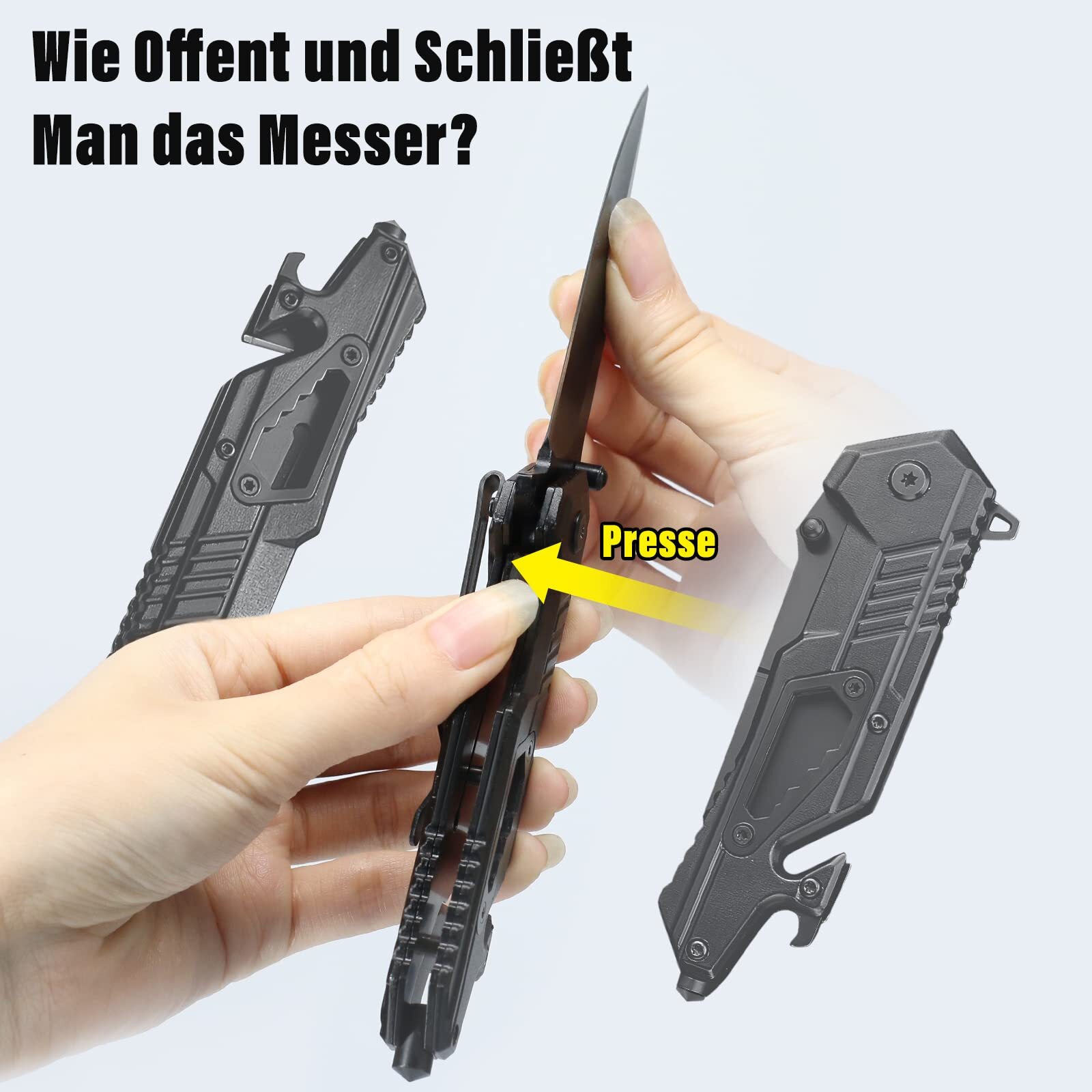 7.8" TAC FORCE SPRING OPEN ASSISTED TACTICAL FOLDING POCKET KNIFE EDC ...