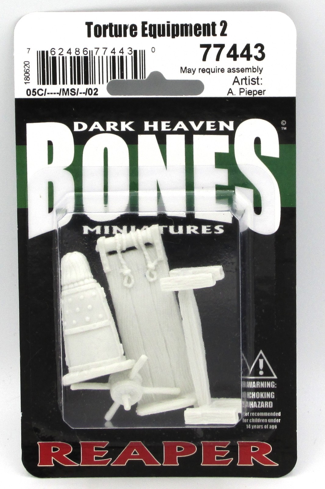 Reaper 77443 Torture Equipment 2 (Bones) Dungeon Terrain Rack Iron ...