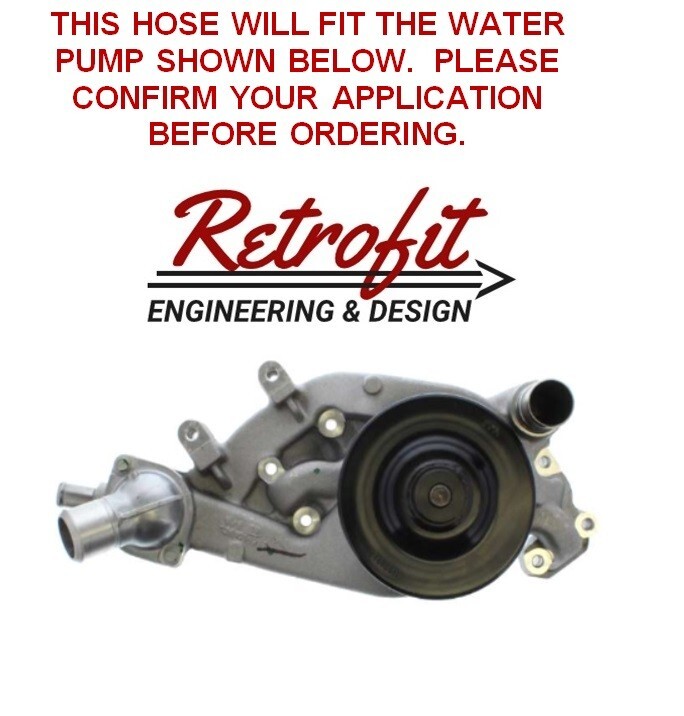 1960-66, 1967-72, 1973-87 Chevrolet C10 LS Swap Lower Radiator Hose ...