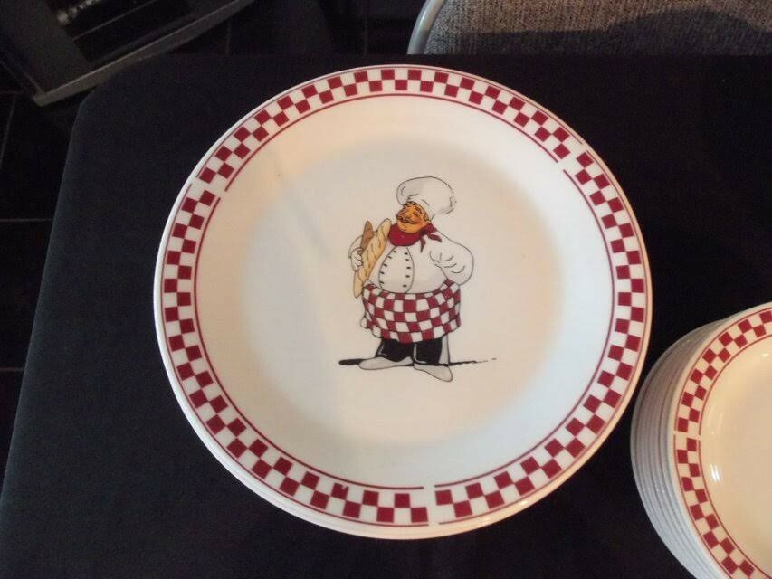 Fat Chef China Dinnerware by Alco Industries (Aoi7) (4-pc setting ...