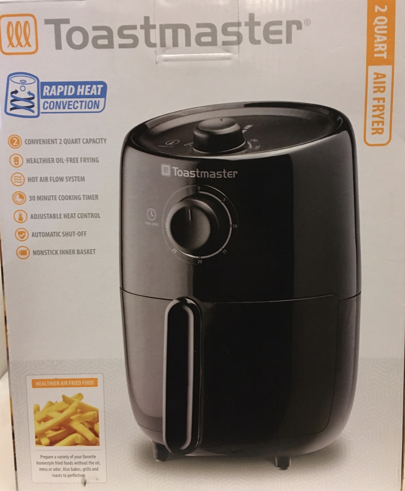 Toastmaster 2 Quart Air Fryer Rapid Heat Convection New In Box | eBay
