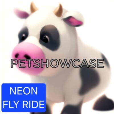 Neon Fly Ride Cow - Adopt A Pet From Me | eBay