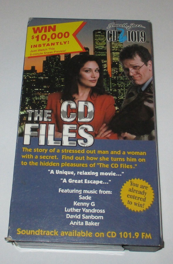 1999 Smooth Jazz CD 101.9 FM NY VHS tape, CD Files radio station promo ...
