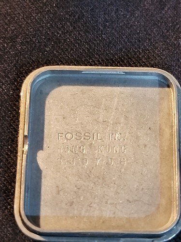 Vintage Fossil Tank Watch 25mm Needs Battery Works Good | eBay