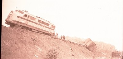 DL&W Wreck Mt Morris NY 25Apr1950 Original 4x6 Negatives Free Shipping ...