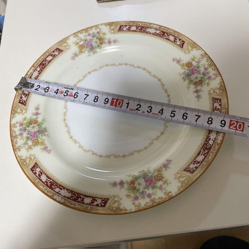 Old Noritake Red Lace Plate 1 Piece Rc High-Quality Porcelain 2 | eBay