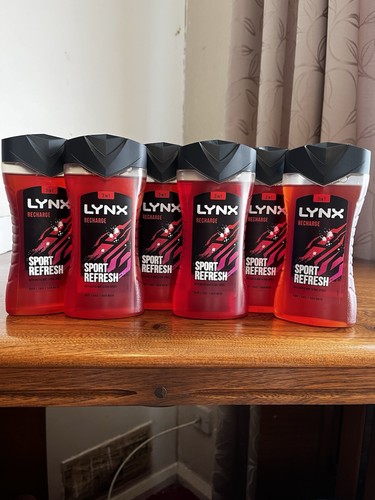 Lynx Men’s 3-in-1 Recharged Sports Fresh Shower Gel & Shampoo 225ml ...