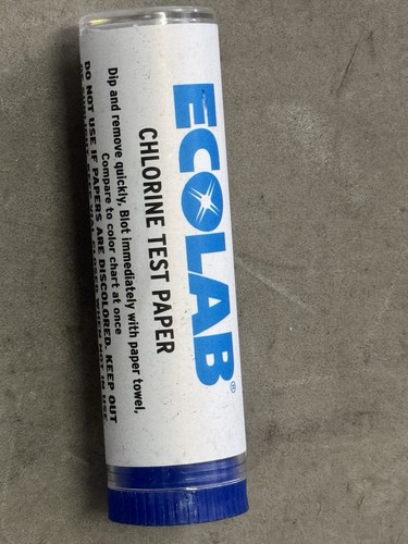Ecolab Swimming Pool Chlorine Test Papers Nov 2026 Qty 1000 Strips | eBay