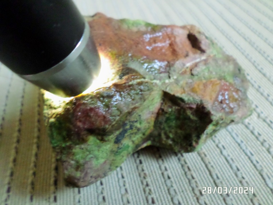 Gaspeite mineral specimen raw | eBay