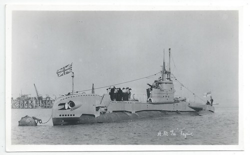 HMS TAPIR T-class Submarine Royal Navy RP PC | eBay UK