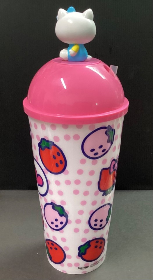 Sgbay88. Plastic Hello Kitty cup / tumbler with topper (new) | eBay