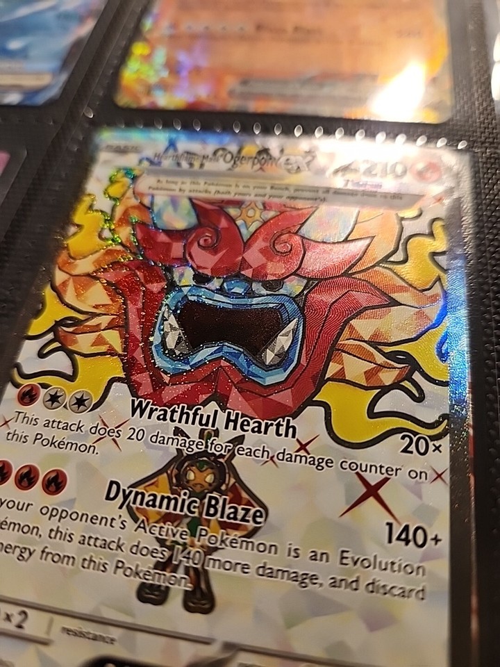 Hearthflame Mask Ogerpon ex 192/167 Full Art Rare Twilight Masquerade ...