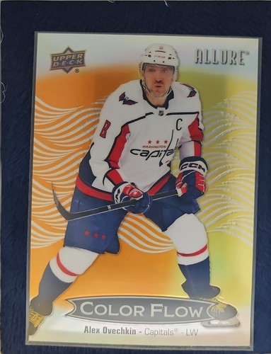 Alex Ovechkin 2024-25 UD Allure Color Flow Red-Orange Spectrum Card ...