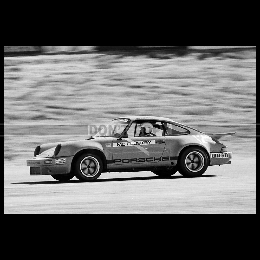 Photo A.039217 PORSCHE CARRERA RSR ROGER MCCLUSKEY IROC RIVERSIDE RACE ...