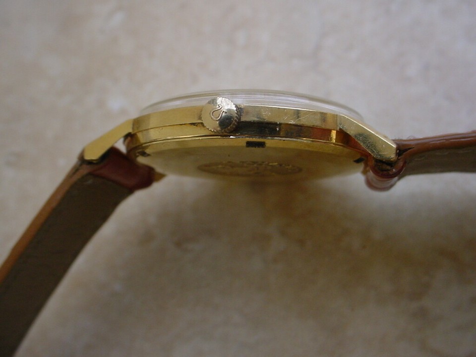 RARE Vintage Omega Seamaster De Ville Cal. 711, 18K Screw Back Case 165 ...