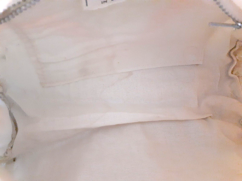 Candy Drop Purse Bag Vtg Made In British Hong Kong White/Orange/Yellow ...