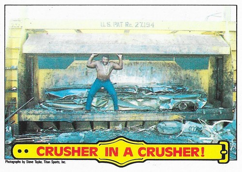 1985 Topps WWF Crusher In A Crusher! #54 | eBay