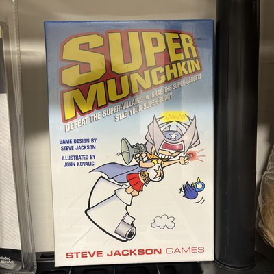 Super Munchkin Steve Jackson 1440 Deck Building Card Game 1st Edition ...