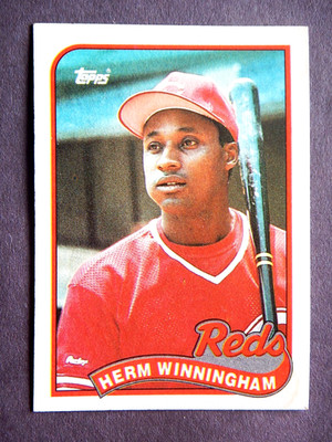 Herm Winningham #366 Topps 1989 Baseball Card (Cincinnati Reds) | eBay