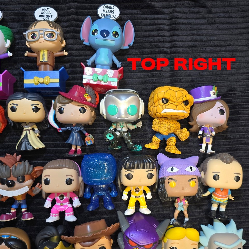 Lot Of 42 Funko Pop! Loose Vinyl Action Figures Toys Disney, Power ...
