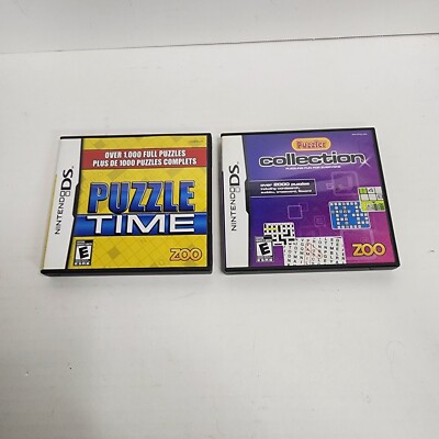 Set Of Two Nintendo DS Puzzle Games | eBay