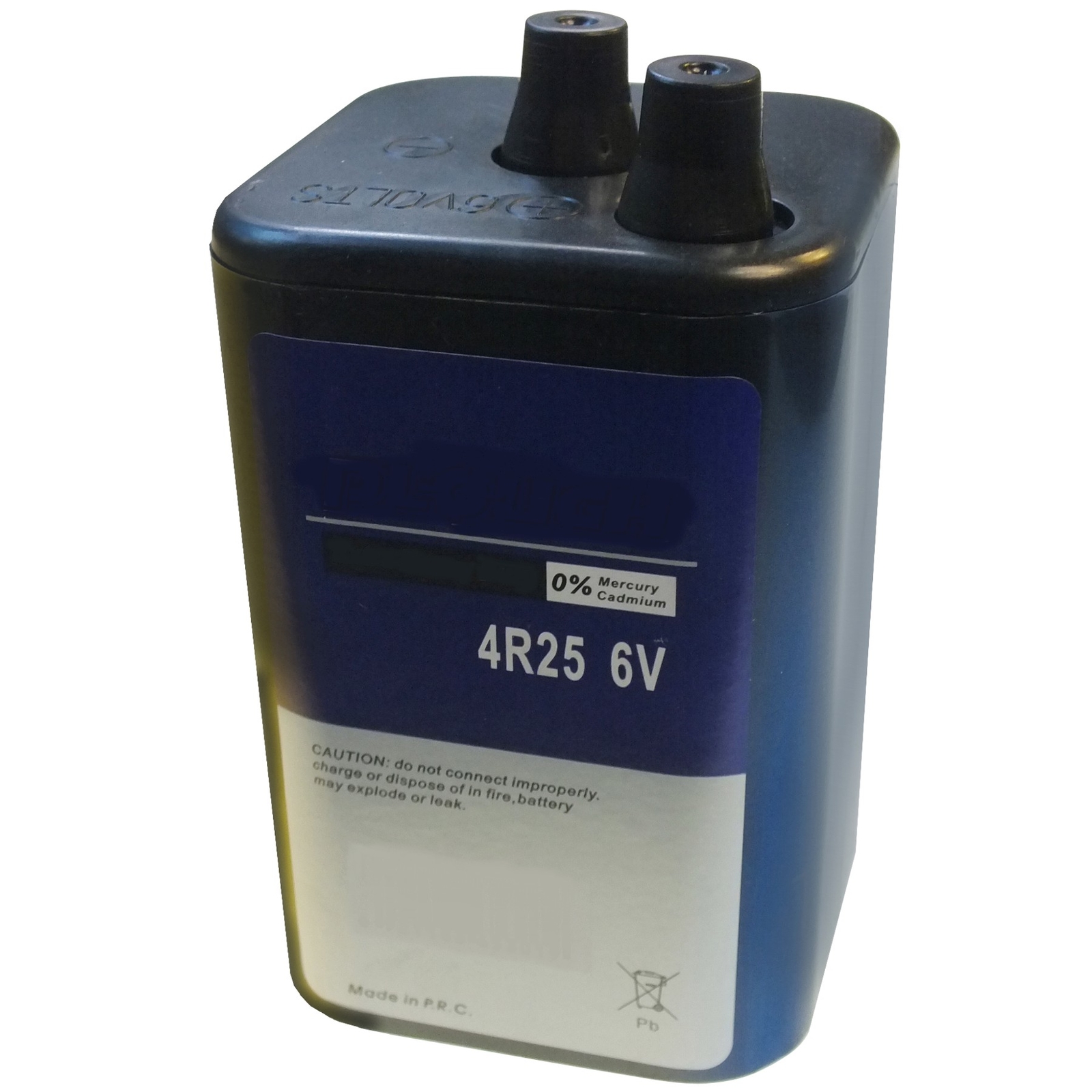 1 STK Blockbatterie 4R25 6V/7Ah Baustellenbatterie Batterie R25 ...