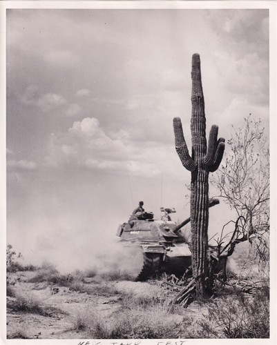 Original US Army 8x10 Photo M48 M48A2 PATTON TANK DESERT TRAINING 1959 ...