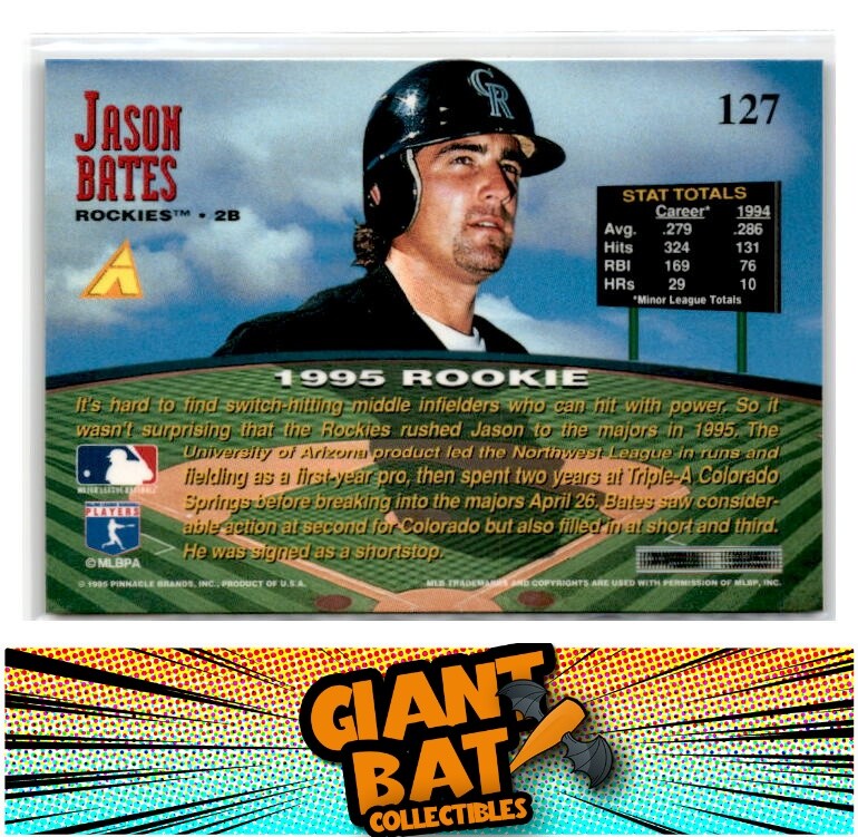 1995 Zenith #127 Jason Bates Rookie | eBay