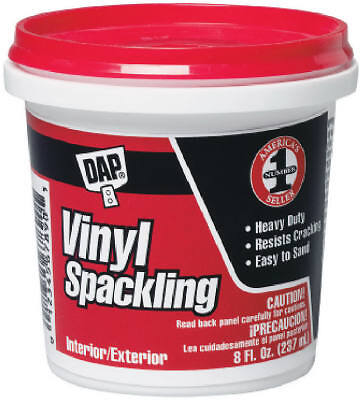 12 PAK 1/2 PT; Vinyl Spackling Paste; Ready Mixed Compound For Easy ...