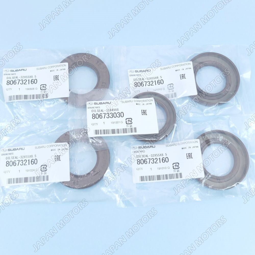 New GENUINE Subaru 02-05 Impreza WRX TURBO EJ205 Engine Front Cam Crank ...
