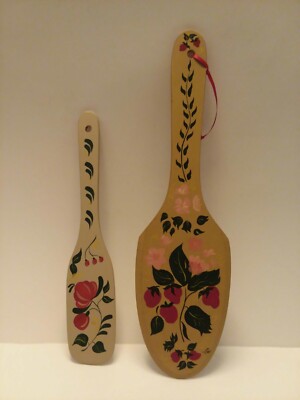 Vintage Hand Painted Fox Run Dough Paddles | eBay
