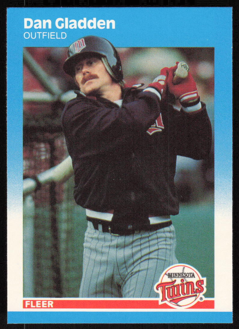 1987 Fleer Update #U-36 Dan Gladden | eBay
