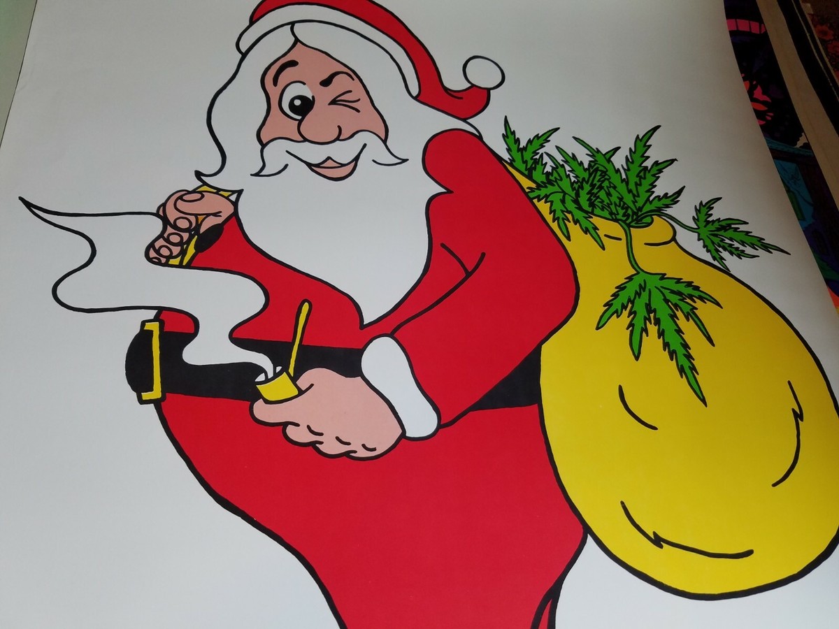 Santa Smoking Weed