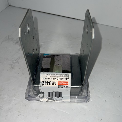 Simpson Strong-Tie ABU66Z ZMaX Galvanized Adjustable Post Base for 6X6 ...