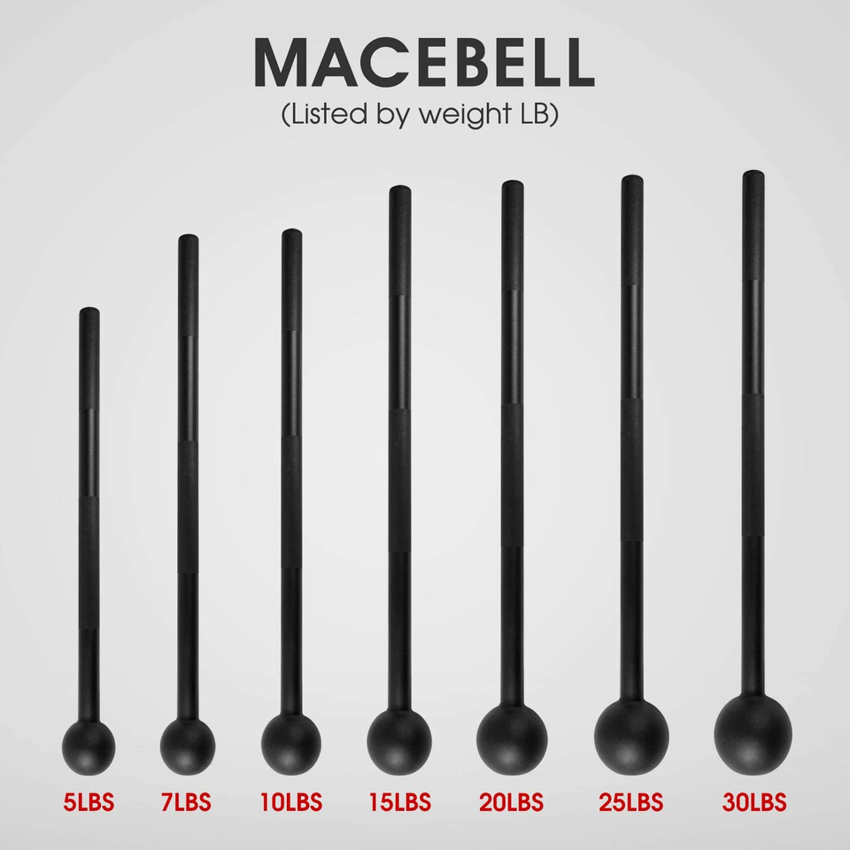 Steel Mace Bell, Mace Club for Strength Training, Functional Full Body ...