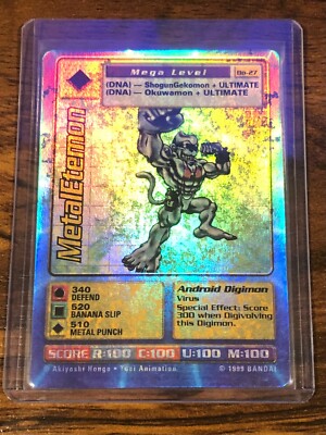 MetalEtemon Bo-27 - Rare Holo - NM - Digimon TCG Series 1 | eBay
