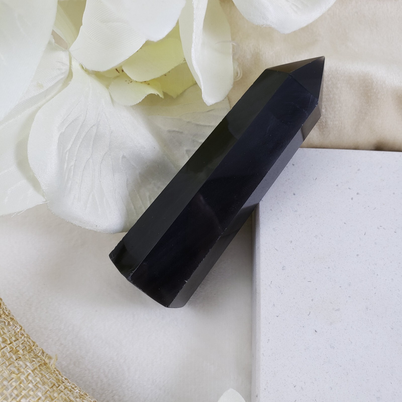 Comprar 3 inch Obsidian Point Obelisk Natural Crystal T... en USA desde ...