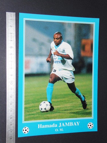 RARE HAMADA JAMBAY COMORES OLYMPIQUE MARSEILLE OM FOOTBALL CPA FRANCE ...