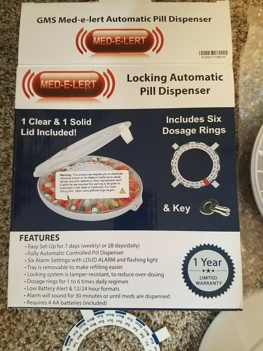 Med E Lert Automatic Pill Dispenser
