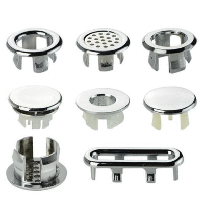 Basin Sink Overflow Trim Ring Hole Cover Cap Sink Overflow Match Taps ...