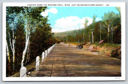 Mohawk Trail Whitcomb Summit Massachusetts MA Vintage Postcard G1 | eBay