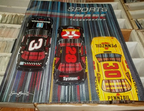 Dale Earnhardt Davey Allison, Michael Waltrip Poster 17" X 22" By Sam ...