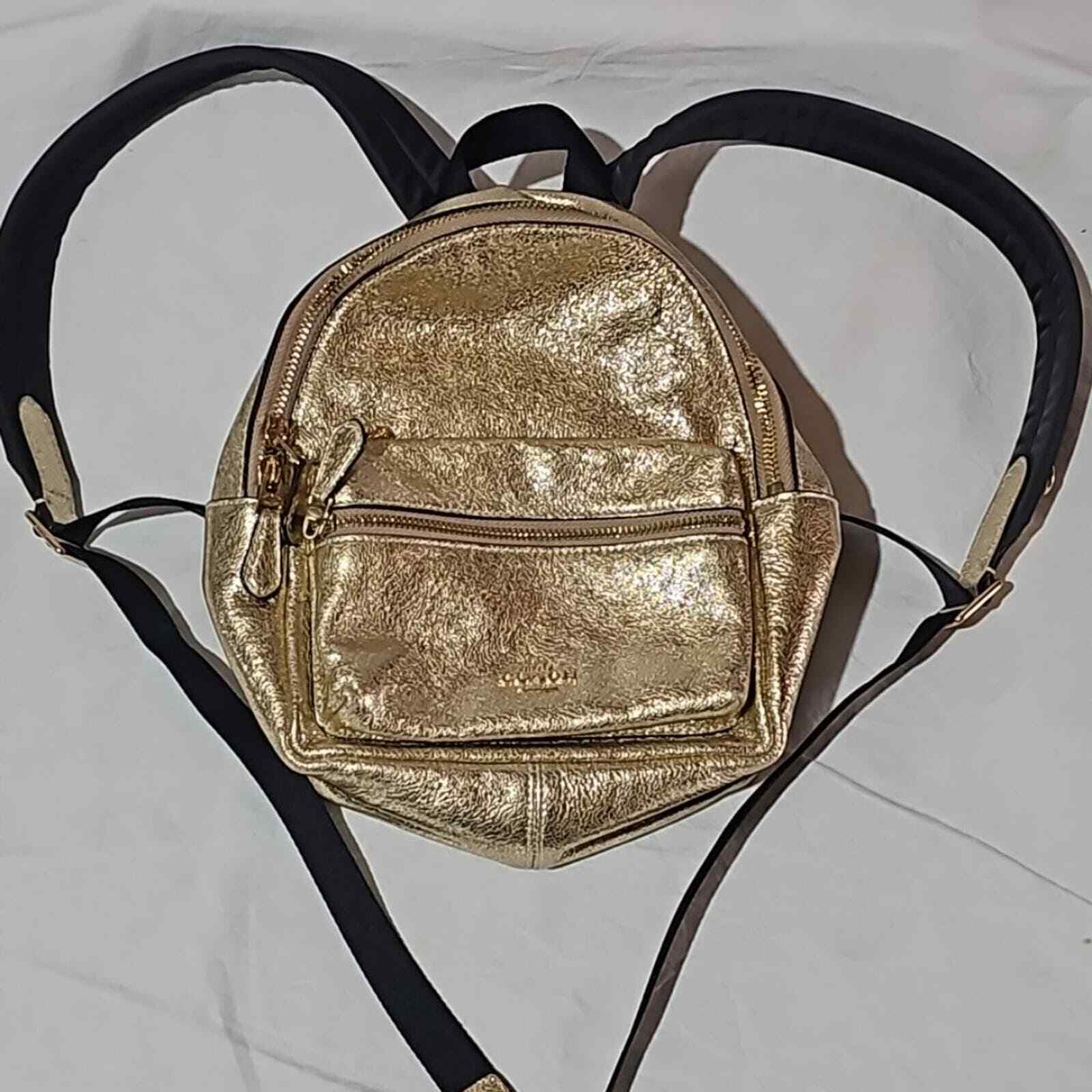 Coach Gold Mini Backpack with COA - Gem