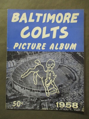 Original Baltimore Colts Picture Album 1958 - Unitas , Shula | eBay