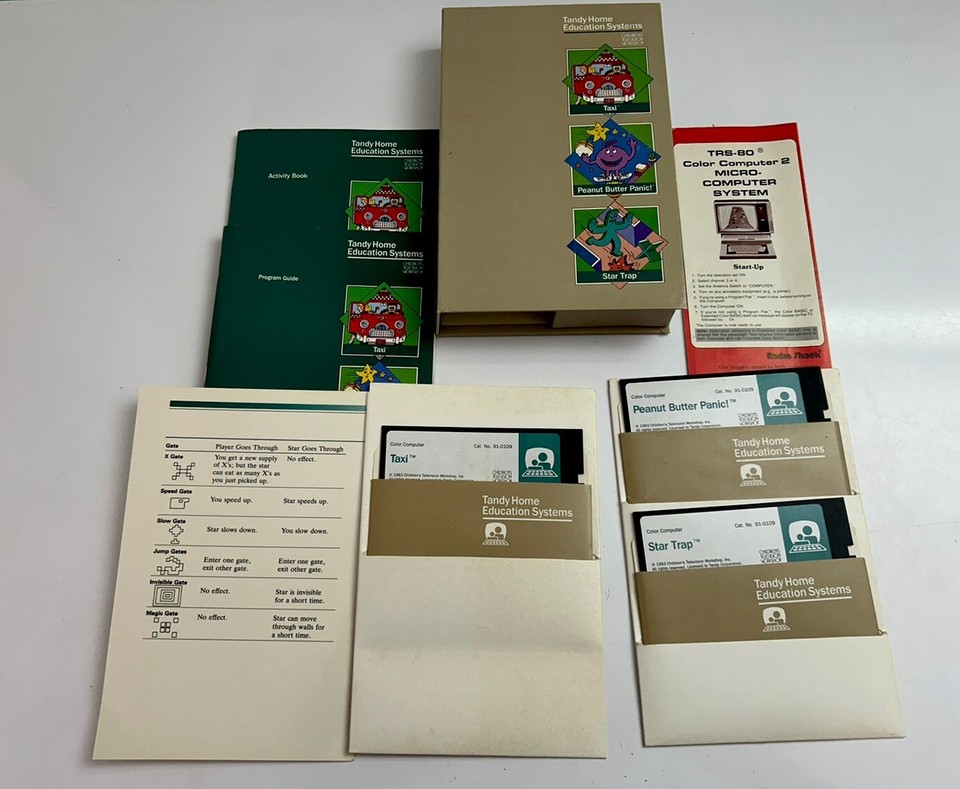 Radio Shack Tandy TRS-80 Vintage Lot - Programs - Books - Games “L@@K ...