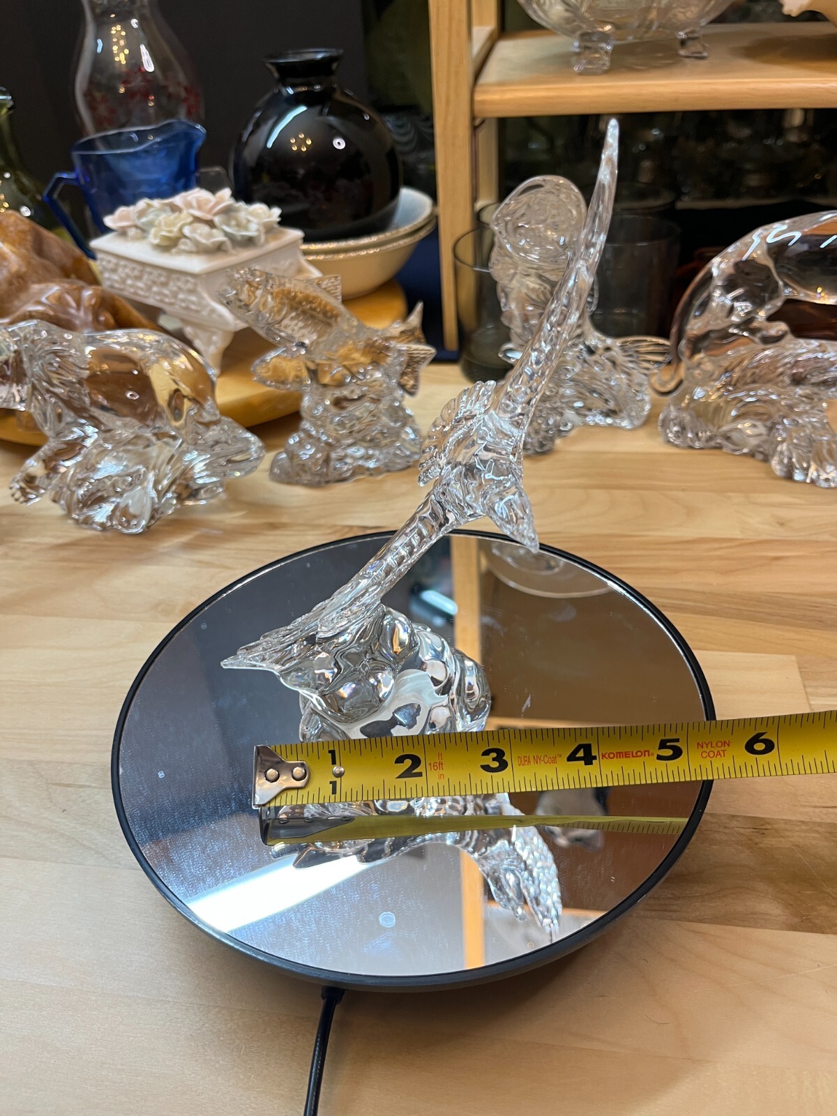 Princess House Wonders Of The Wild 24% Lead Crystal Animal Figurines ...