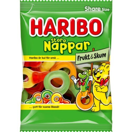 Haribo Large pacifiers Fruit & Foam 170g Classic Swedish Candy | eBay