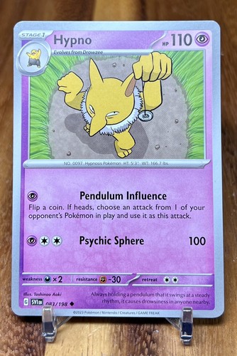 Hypno 083/198 SV1 Scarlet & Violet Base Non Holo Pokemon Card NM | eBay